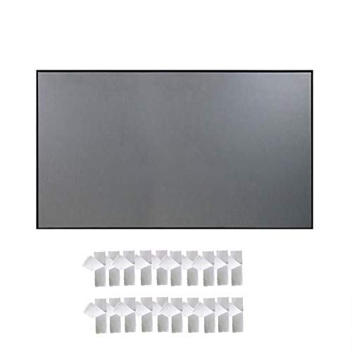 OCUhome 120 Inch Projection Screen, 60/72/84/92/100/110/120/130 inch 16:9 Anti-Light Folding Projection Video Screen 07