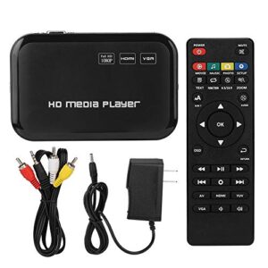 hdmi video player,mini 1080p hdmi video player vga av video media player tv box hd video player 100-240v for car(us)