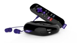 roku 2 streaming player with headphone jack