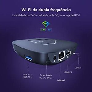 2021 Brazilian Brazil IPTV Box Updated Hardware and Software USB 2.0/3.0 Quad Core Andorid 9.0 Video Player