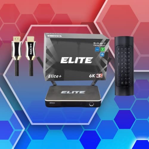 Professional Seller New Elite Plus 2022 Android 9 TV Box Voice Control Remote, with 4Gb RAM & 32 GB Media Player Free 3 Day Shipping in USA