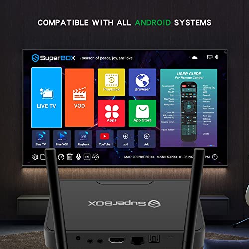 S3Pro S3 pro 2023 The Upgraded Version of English TV Box Support New Functions Value Package Mini-Keyboard Included Helping You Navigate The Device