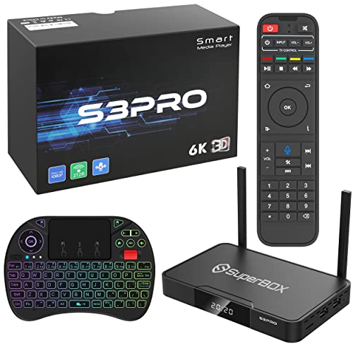 S3Pro S3 pro 2023 The Upgraded Version of English TV Box Support New Functions Value Package Mini-Keyboard Included Helping You Navigate The Device