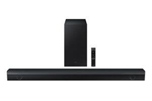 samsung hw-b650 3.1ch soundbar w/dolby 5.1 dts virtual:x, bass boosted, built-in center speaker, bluetooth multi connection, voice enhance & night mode, subwoofer included, 2022