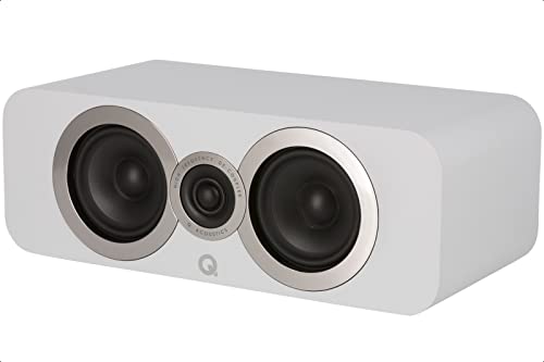 Q Acoustics 3090Ci Center Speaker Arctic White - 2-Way Reflex Enclosure Type, 2 x 4 Mid/Bass Driver, 1 x 0.9 Tweeter - Active Speakers/HiFi Speakers for Home Theater Sound System