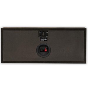 Acoustic Audio Psc-43 Dual 4" 2-Way Center Channel Loudspeaker 150 Watt - Black Ash Finish