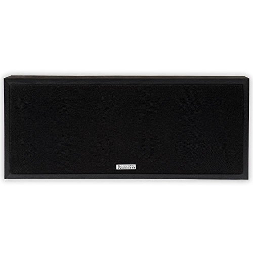 Acoustic Audio Psc-43 Dual 4" 2-Way Center Channel Loudspeaker 150 Watt - Black Ash Finish