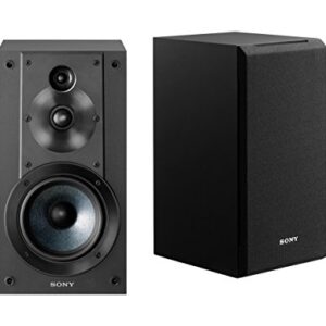 Sony SSCS5 3-Way 3-Driver Bookshelf Speaker System (Pair) - Black