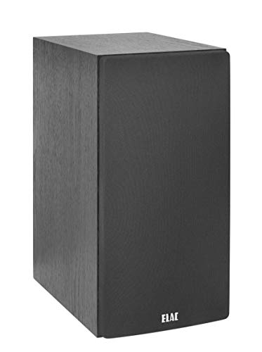 ELAC Debut 2.0 B6.2 Bookshelf Speakers, Black (Pair)