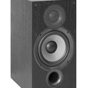 ELAC Debut 2.0 B6.2 Bookshelf Speakers, Black (Pair)