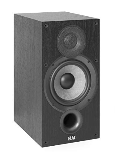 ELAC Debut 2.0 B6.2 Bookshelf Speakers, Black (Pair)