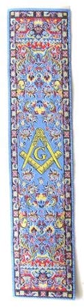 Square & Compass Blue Masonic Bookmark - [7'' x 2'']