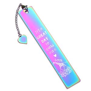 great day read inspirational bookmark gifts for women girls giraffe lovers bookworm sister daughter lovers book female friend sister gifts friendship gifts