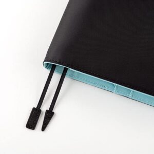 Hobonichi Techo Cousin Cover [A5 Cover Only] Colors: Black x Clear Blue