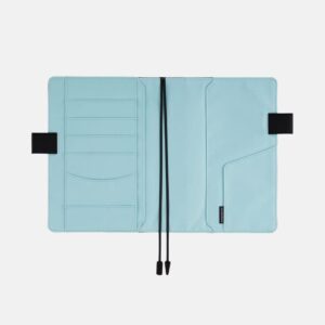 Hobonichi Techo Cousin Cover [A5 Cover Only] Colors: Black x Clear Blue