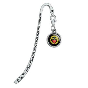 bon jovi you give love a bad name metal bookmark page marker with charm