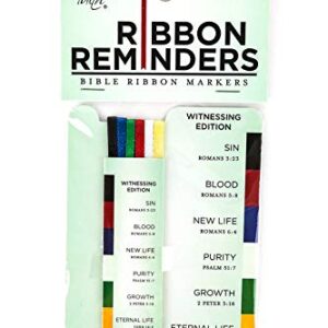 Renewing Faith, Bible Ribbon Markers, Witnessing Edition, 6 Ribbons