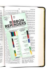 renewing faith, bible ribbon markers, witnessing edition, 6 ribbons