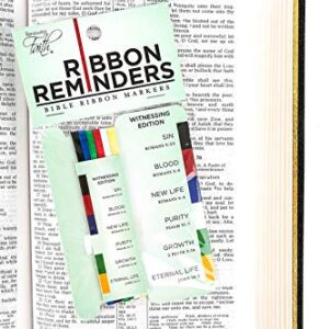 Renewing Faith, Bible Ribbon Markers, Witnessing Edition, 6 Ribbons