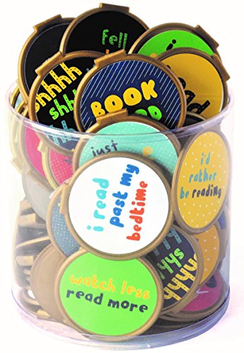 Wordy Junior Quotes Bulk Bookmarks for Kids "Clip Over The Page" - 75 Pack - Bulk Bookmarks for Kids Girls Boys. Perfect Student Incentives Prizes Party Favors Classroom Rewards & Reading Awards!