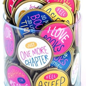 Wordy Junior Quotes Bulk Bookmarks for Kids "Clip Over The Page" - 75 Pack - Bulk Bookmarks for Kids Girls Boys. Perfect Student Incentives Prizes Party Favors Classroom Rewards & Reading Awards!