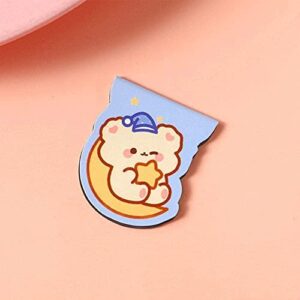 Ruifaya Cartoon Bookmark Book Page Folder Student Cute Half-fold Bookmark Bookmark Stationery Cute Magnet Pet Magnetic Custom