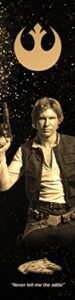 han solo star wars bookograph metal bookmark