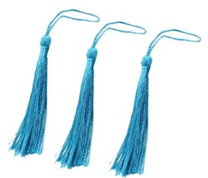 creanoso bookmark tassels (lake blue color)