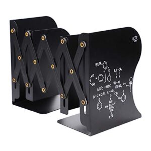 expandable bookends adjustable metal bookcase non-skid book stand holder heavy duty book storage rack split-up book shelf school desktop organizer for magazine textbook album