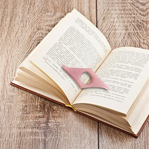 pulunto Book Page Holder for Reading, Resin Thumb Book Support Book Opener Bookmarks Book Reading Accessories, Gifts for Bookworm Teachers Book Lovers