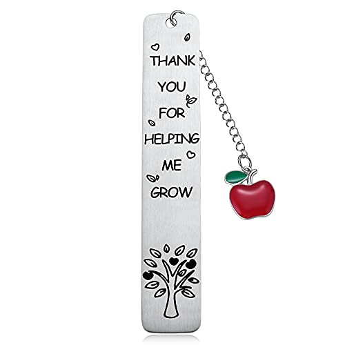 3 Pack Teacher Metal Bookmark, Book Lover Reading Gifts, End of Term Teacher Appreciation Thank You Gift Nursery Preschool School