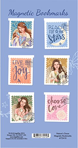 AngelStar Nature's Grace Decorative Magnetic Bookmarks (6 Pack)