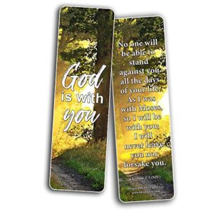 Devotional Scriptures Bible Bookmarks for Men Women Teens (30-Pack) - Great Gift Give Away for Church Gospel Devotion Sharing Stocking Stuffers