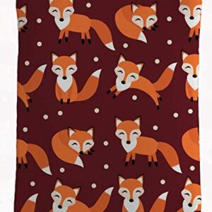 Cute Foxes Book Sleeve - Book Cover for Hardcover and Paperback - Book Lover Gift - Notebooks and Pens Not Included