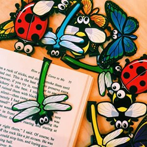 Dragonfly Bulk Bookmarks (Set of 10) Bulk Bookmarks for Kids Girls Boys Teens. Perfect for Gifts, Student Incentives, Birthday Party Favors, Reading Incentives, Awards and Promotions!