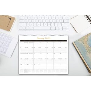 Calendar 2023: Monthly Wall Calendar with Julian Date, Major Holiday, Thick Paper, Twin-wire Binding, Great for Planning & Organizing, 12 Months hanging calendar from January 2023 to December 2023, Size 14.5” x 11.5”