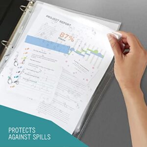 Sheet Protectors | 200 Pack Page Protectors - Sheet Protectors for 3 Ring Binder, 8.5” x 11”