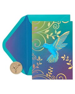 papyrus blank cards with envelopes, hummingbird (12-count)