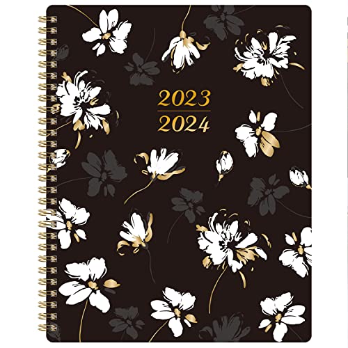 2023-2024 Planner - Weekly Monthly Planner from July 2023 - June 2024, 8" x 10" Calendar Planner with To Do List, Floral Cover with Twin-Wire Binding