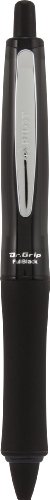 PILOT Dr. Grip FullBlack Refillable & Retractable Ballpoint Pen, Medium Point, Black Ink, Single Pen (36193)