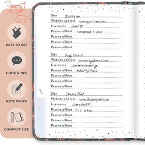 Boxclever Press Password Book with Alphabetical Tabs. Never Forget a Password Again! Easy to Use Password Keeper for All Your Internet Details. Untitled Password Notebook - 6 x 4.5''