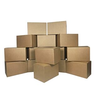 uboxes moving boxes bundles small boxes 16″ x 10″ x 10″ – pack of 15