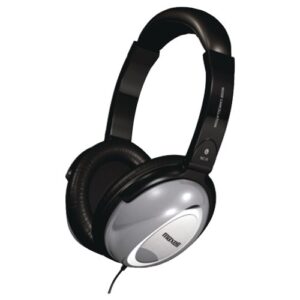 maxell 190400 nc-ii noise canceling headphone black/gray