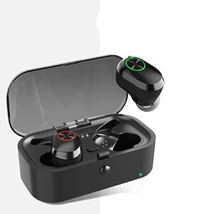 qaekie bluetooth earbud, wireless earbuds bluetooth 5.3 headphones, premium bass in ear earbuds w/charging case, 24h playtime, ipx6 waterproof sport earphones, auto-pairing for running