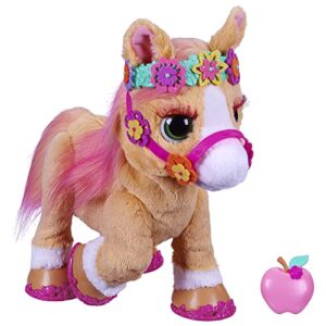 furreal cinnamon, my stylin’ pony toy, 14-inch electronic pets, 80+ sounds & reactions, 26 accessories, interactive toys for 4 year old girls and boys and up