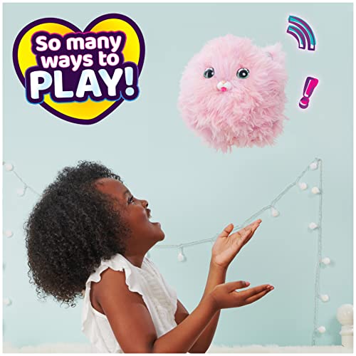 What the Fluff, Purr ‘n Fluff, Surprise Reveal Interactive Toy Pet with over 100 Sounds and Reactions, Kids Toys for Girls Ages 5 and up