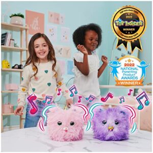 What the Fluff, Purr ‘n Fluff, Surprise Reveal Interactive Toy Pet with over 100 Sounds and Reactions, Kids Toys for Girls Ages 5 and up