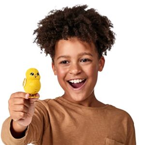 Little Live Pets - Surprise Chick; Cute Interactive Collectible Toy Chick Chirps & Taps; Hatches Out of Egg & Hops About - Blue Egg