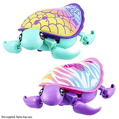 Little Live Pets 26348 Lil, S9 Single Pack-Styles Vary, Interactive, Animated Electronic Turtle, Walking & Swimming Movement, collectable pet Character Toy