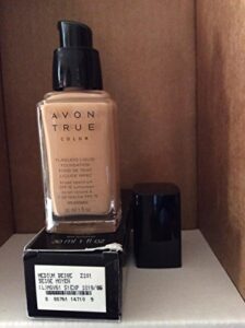 avon true color ideal flawless liquid foundation broad spectrum spf 15 sunscreen medium beige